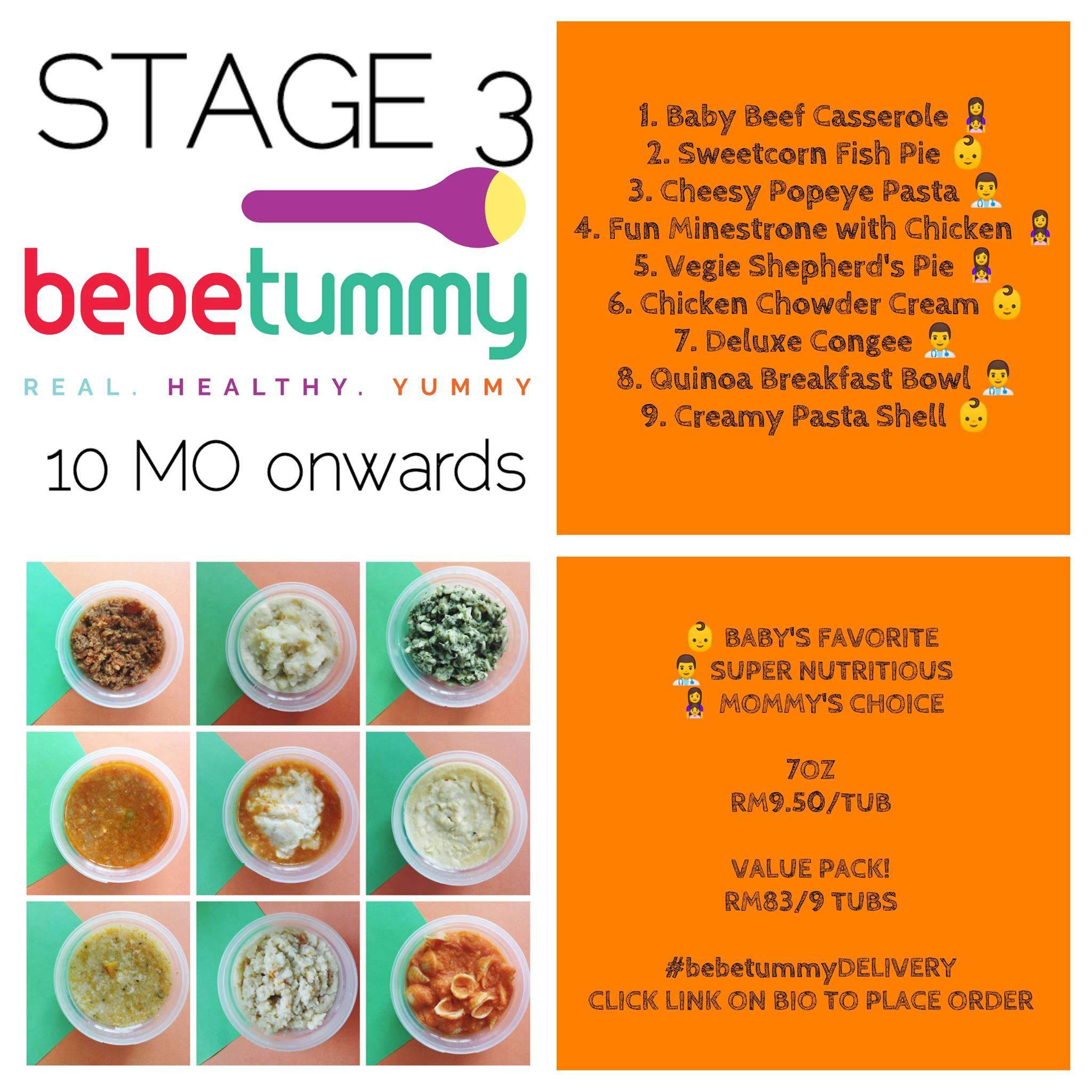 BY AGE – OH MY BABY FOODS