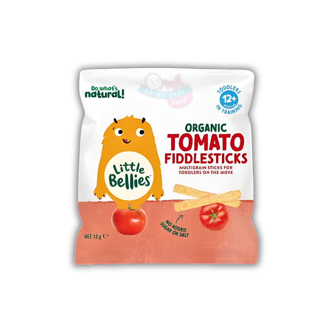 LITTLE BELLIES ORGANIC – TOMATO FIDDLESTICKS 12g – OH MY BABY FOOD