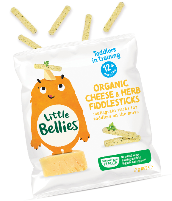 LITTLE BELLIES ORGANIC CHEESE FIDDLESTICKS 12g – OH MY BABY FOOD
